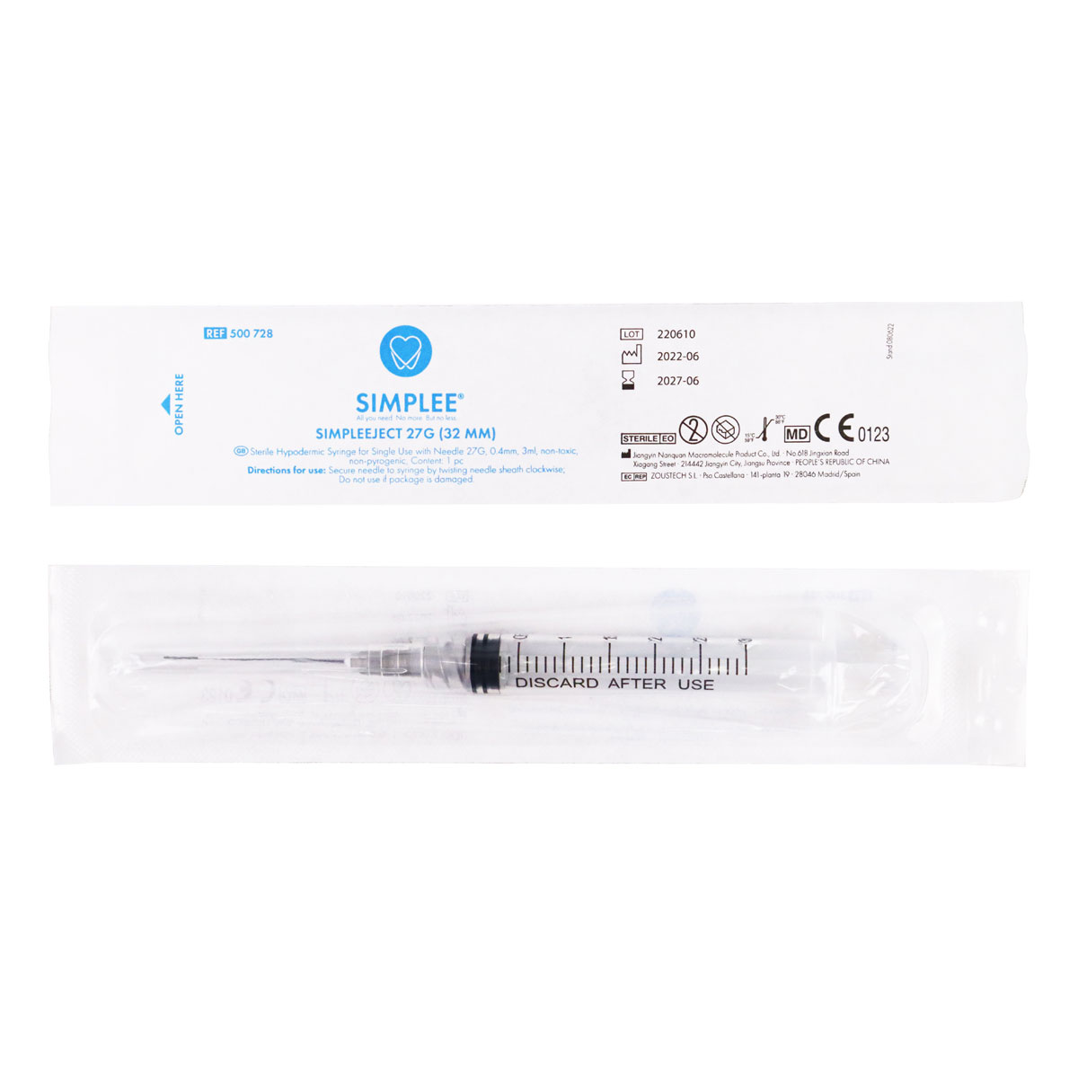 Simplee Irrigation syringes with needle – SimpleeDental